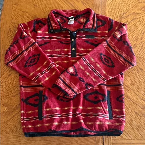 Sweaters | Red Cinch Aztec Fleece Pullover | Poshmark